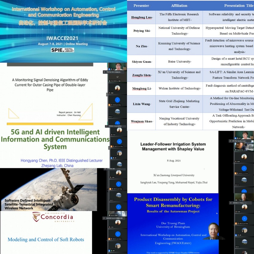 The Third International Workshop on Automation, Control and Communication Engineering (IWACCE 2024)